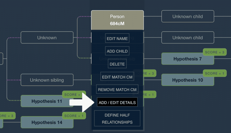 Generate a tree from the Shared cM Tool | DNA Painter Blog