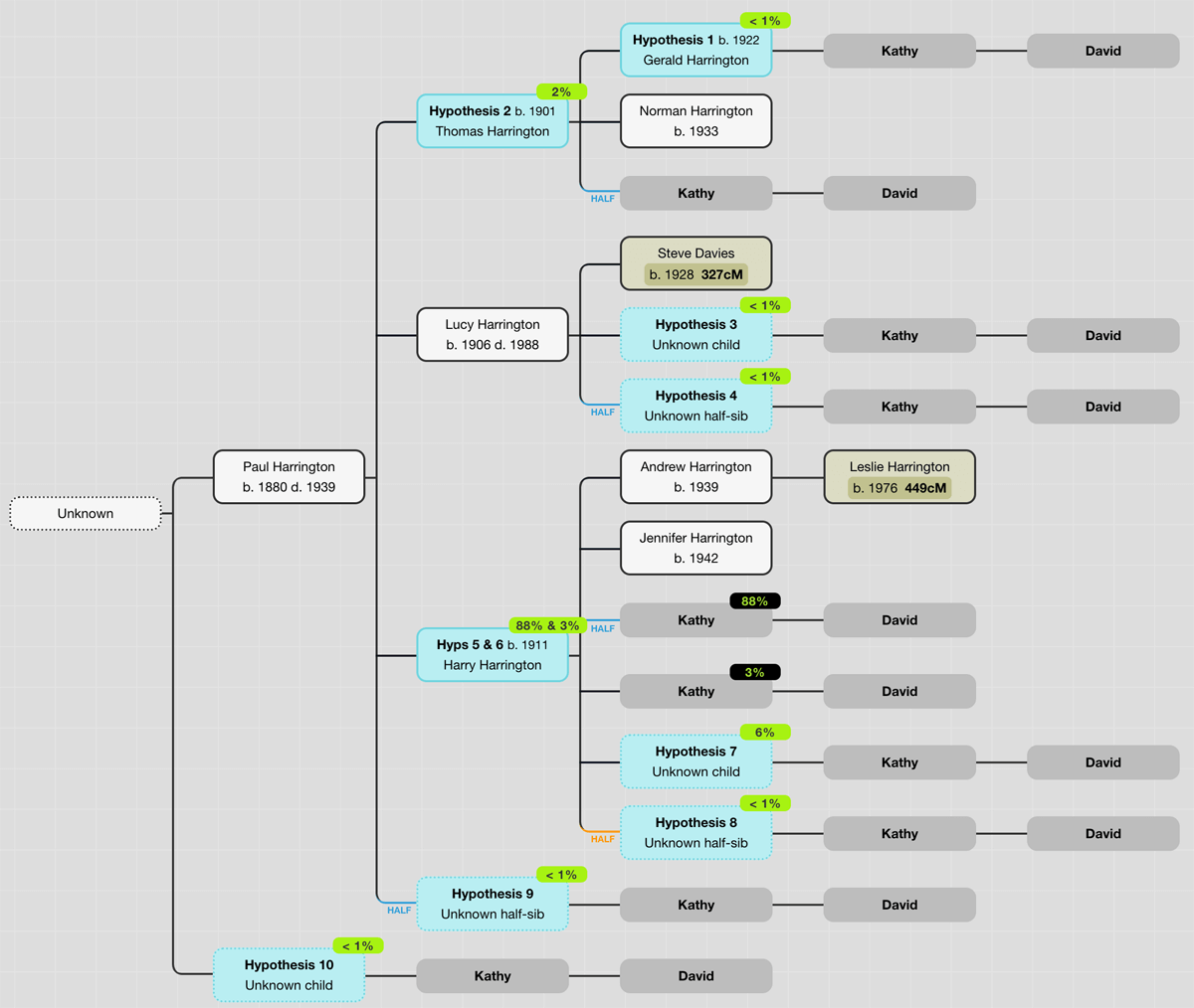 Three ways to generate hypotheses in WATO+ | DNA Painter Blog