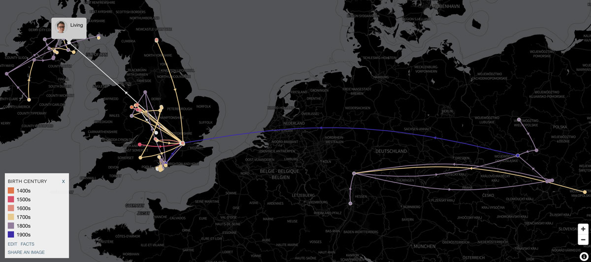 Introducing Places, a new geographical map of your Ancestral Tree | DNA ...