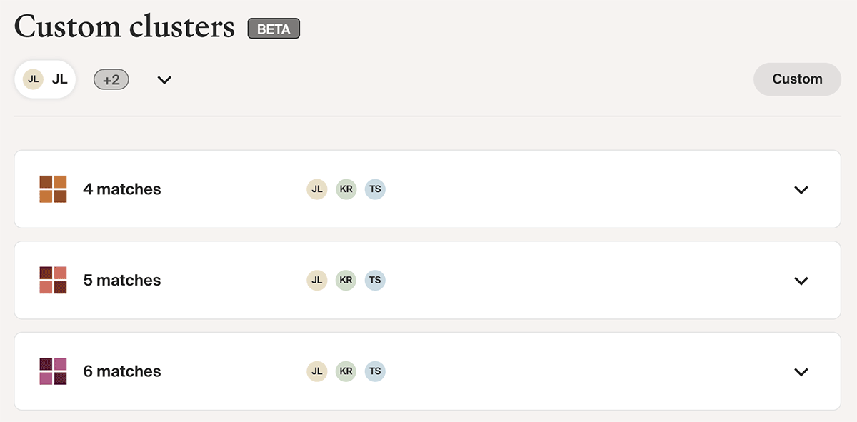 My first experiments with AncestryDNA Custom Clusters | DNA Painter Blog